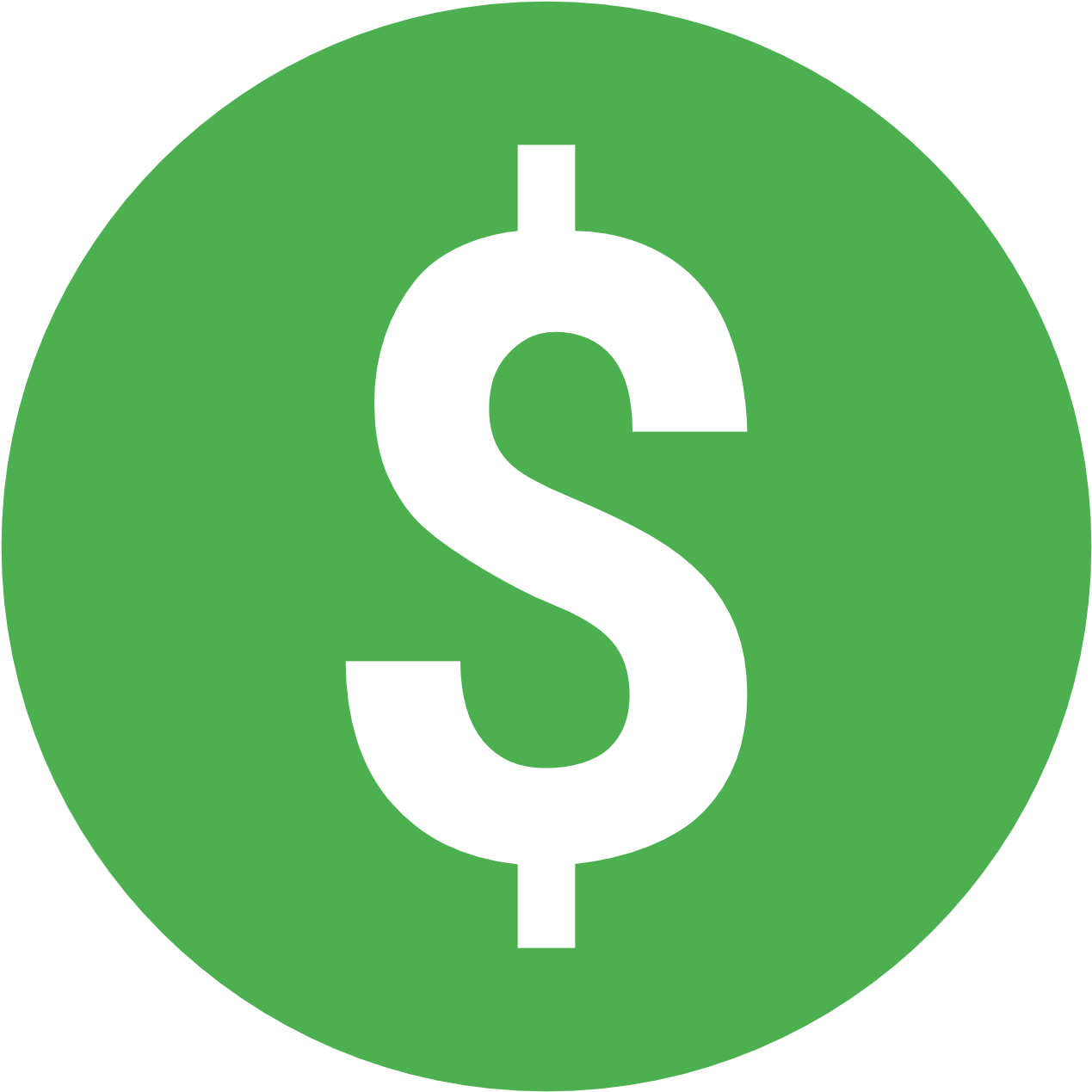 Dollar Png Free Download - Dollar Logo (1600x1600), Png Download