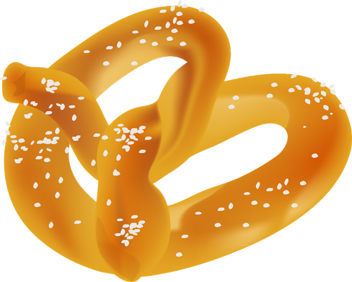 Free To Use &, Public Domain Pretzel Clip Art - Pretzel Clipart ...