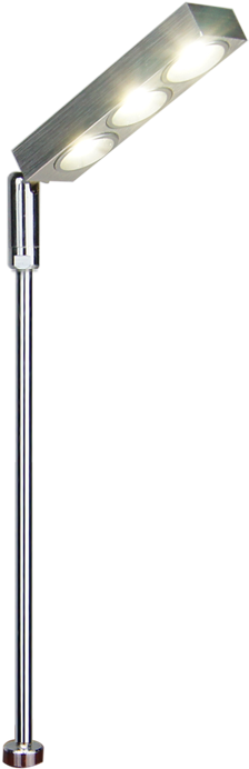 Led Showcase Standing Spot Light - Led Display (750x750), Png Download