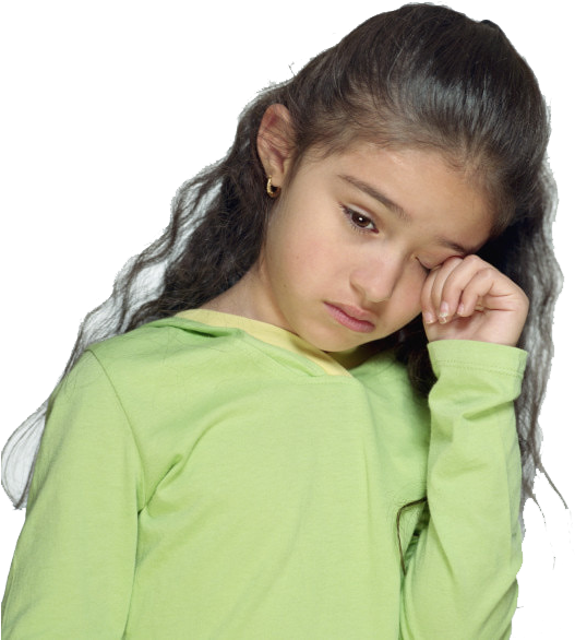 Transparent Girl Kid - Sad Little Girl Png (589x594), Png Download