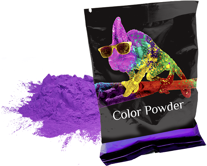 Hippie Powder-purple - Holi Color Powder 10pk 70g Each Red, Yellow ...