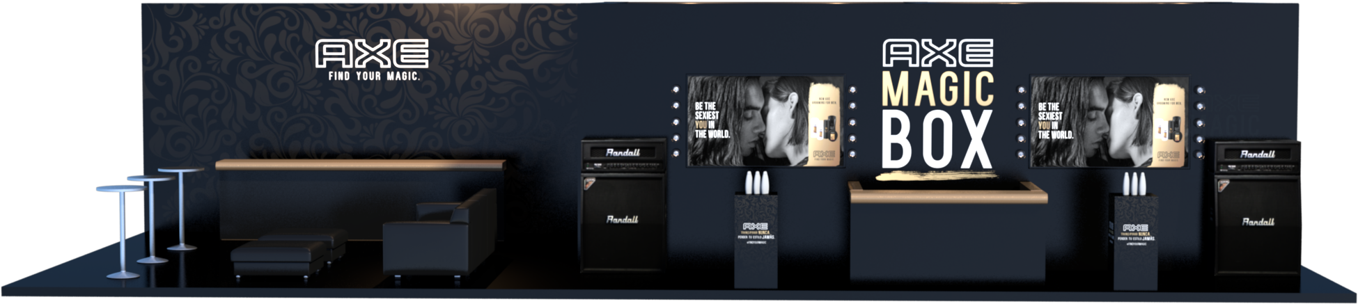 Axe Magic Box (2000x1000), Png Download