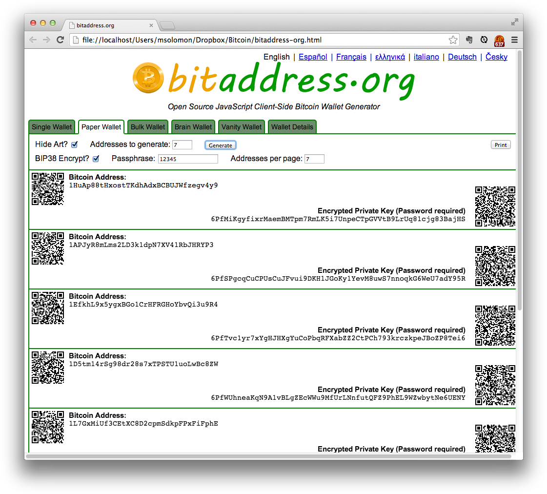 Bitaddress-bip38 (1136x1028), Png Download