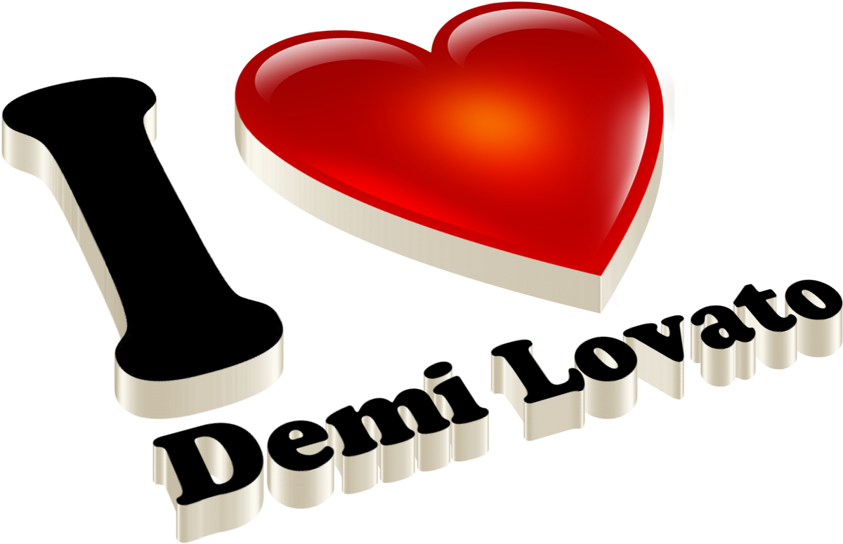Lovely Text Clipart Demi Lovato (1920x1200), Png Download