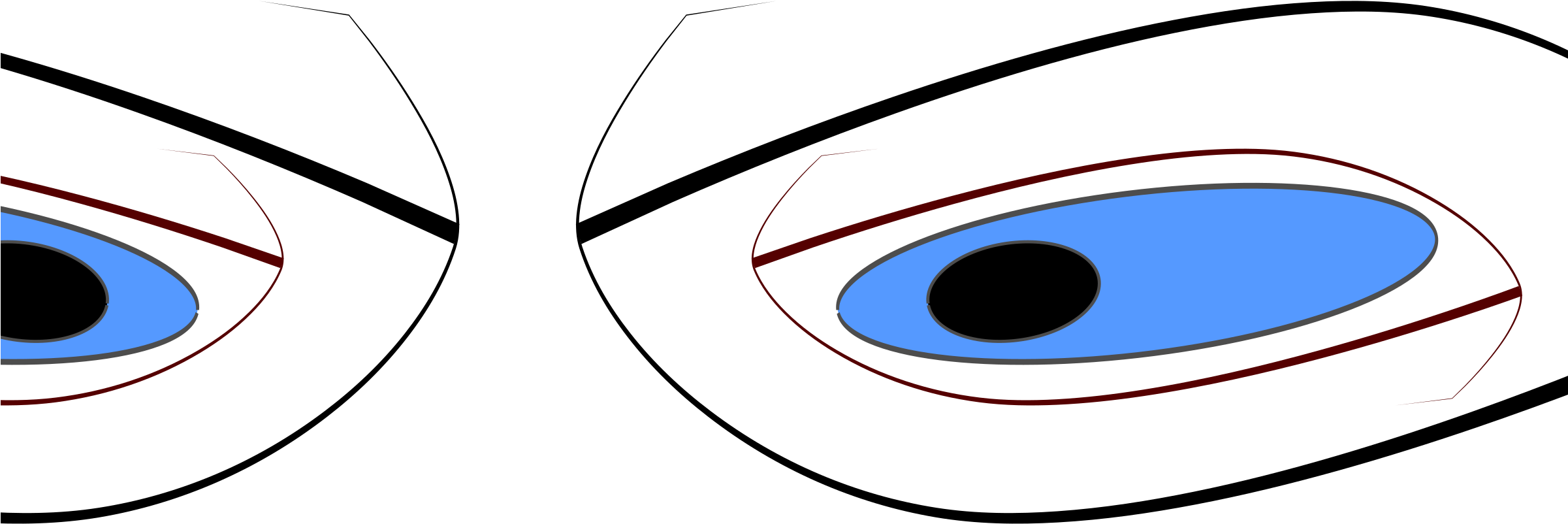 This Free Icons Png Design Of Pair Of Bad Eyes (2400x3394), Png Download