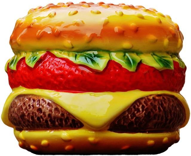 Cheeseburger, Piggy Bank, Ceramic, Fragile, Decoration (960x624), Png ...