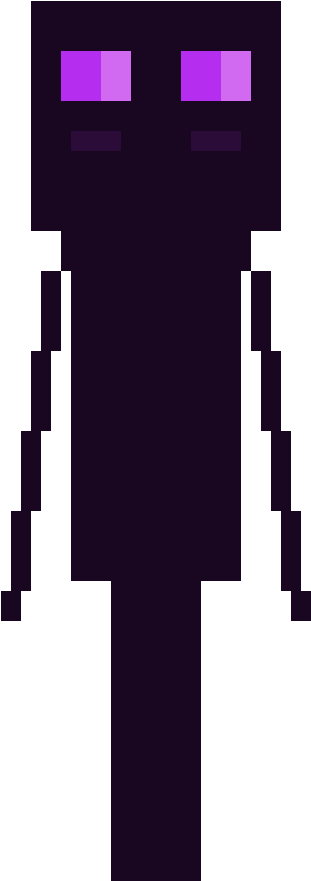 Enderman (560x920), Png Download