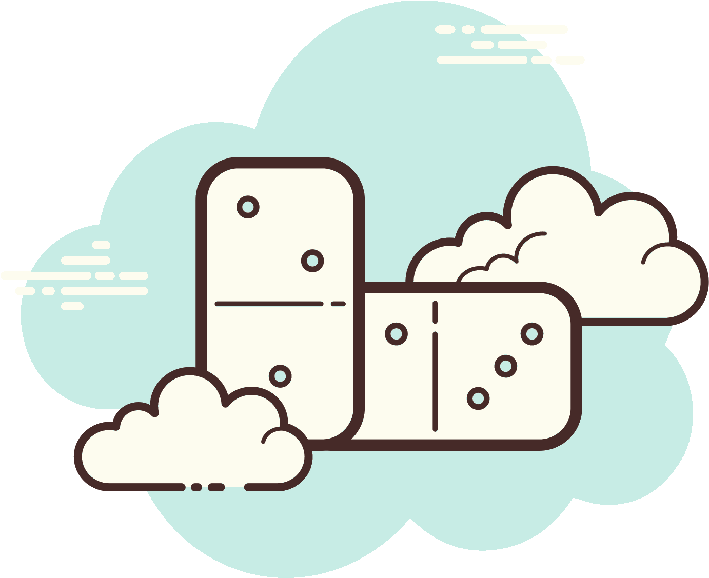 Domino Icon (1600x1600), Png Download