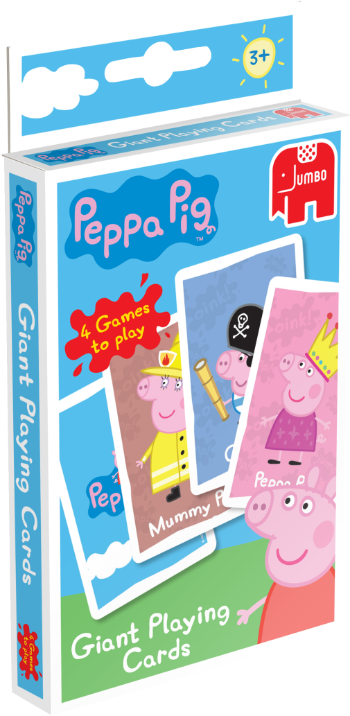 Peppa Pig Giant Playing Cards (799x1167), Png Download