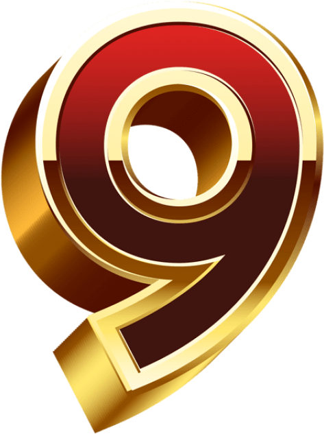 Download Download Nine Gold Red Number Png Clipart Png Photo ...