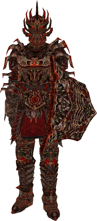 Daedric Armor (566x950), Png Download