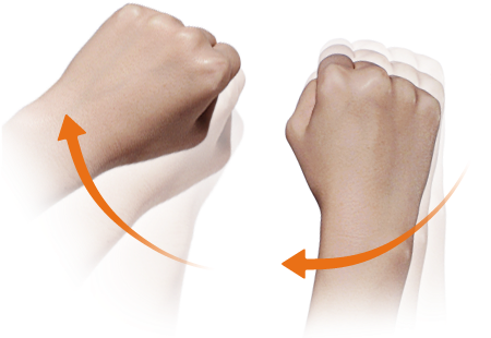 Hand Grabbing Png Download - Rotating Hand (460x360), Png Download