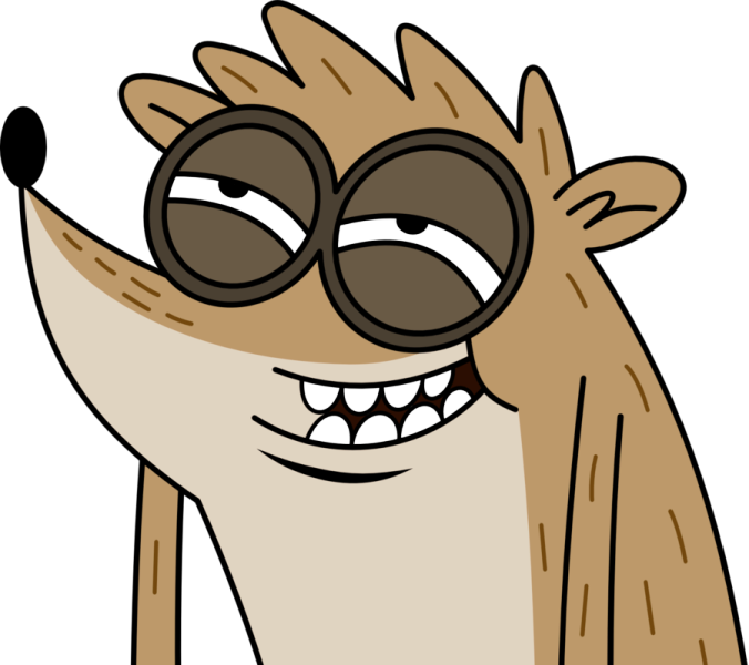 Rigby Regular Show Png (676x600), Png Download
