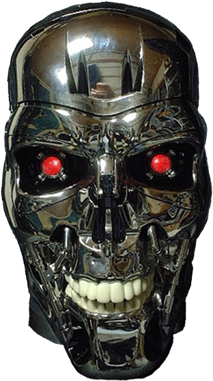 Terminator Png - Terminator Skull (400x570), Png Download