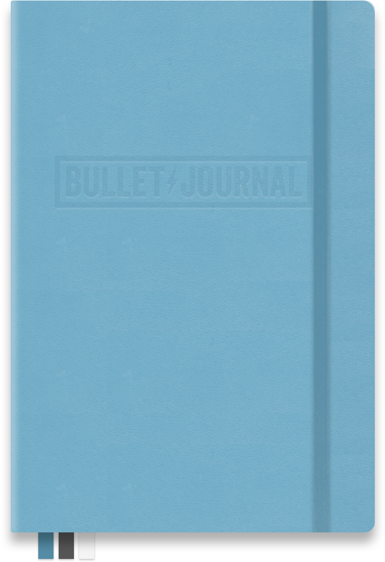 Bullet Journal Notebook Nordic Blue (1160x1160), Png Download