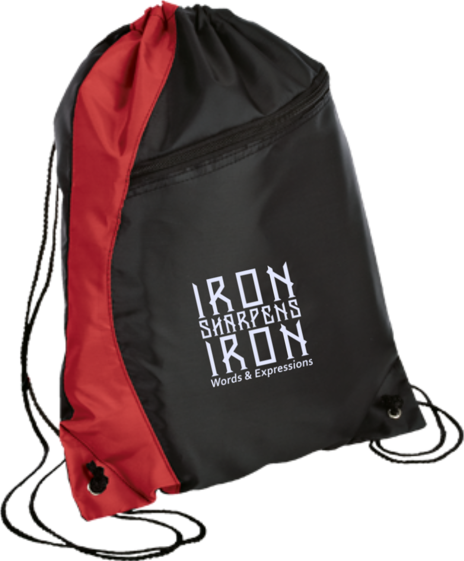Download "iron Sharpens Iron" Embroidered Colorblock Cinch Pack ...