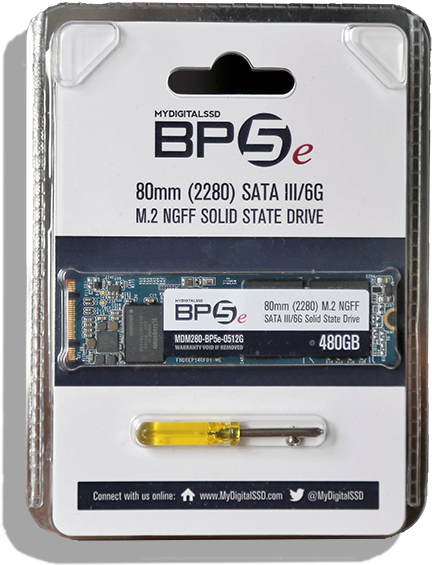Download Mydigitalssd Bp5e 480gb M2 Sata 3 Ssd Packaging | Transparent ...