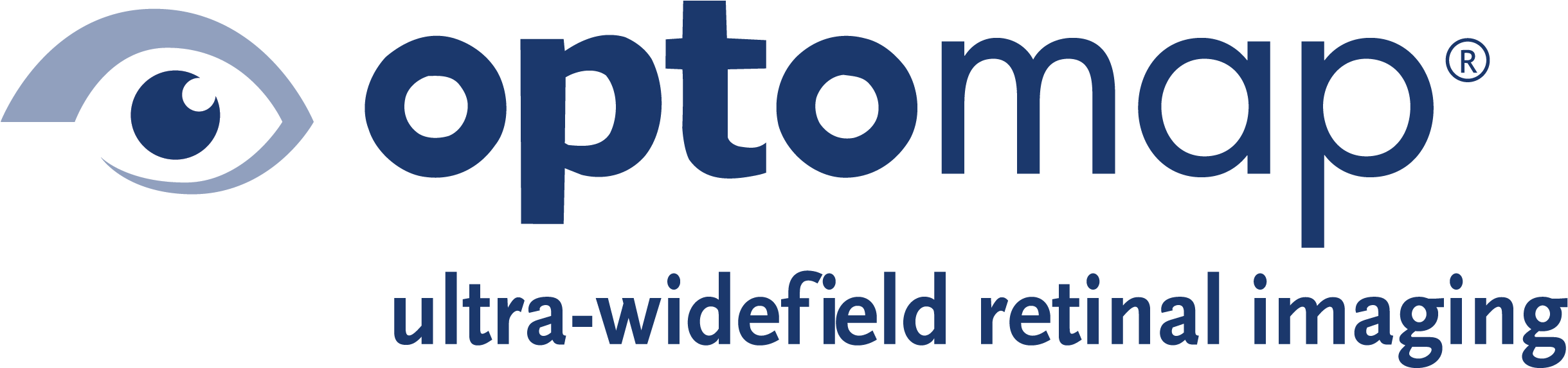 Eye Exam Optomap Logo (2596x651), Png Download