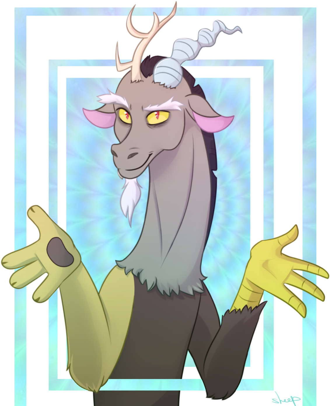 My Little Pony Pony Discord My Art (1280x1440), Png Download