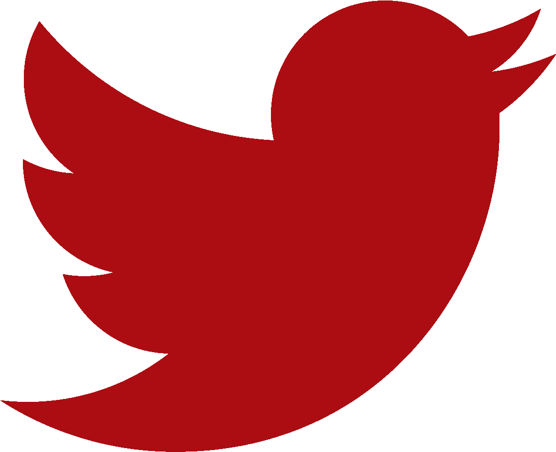 Twitter Logo Red (1687x1687), Png Download