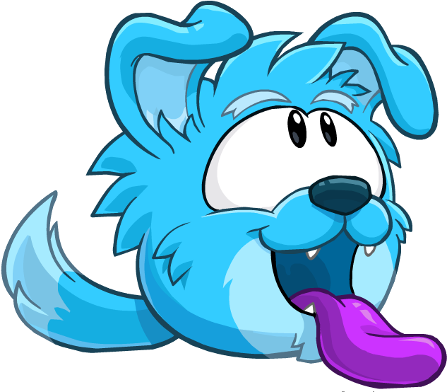 Cute Puffle Dog (657x569), Png Download