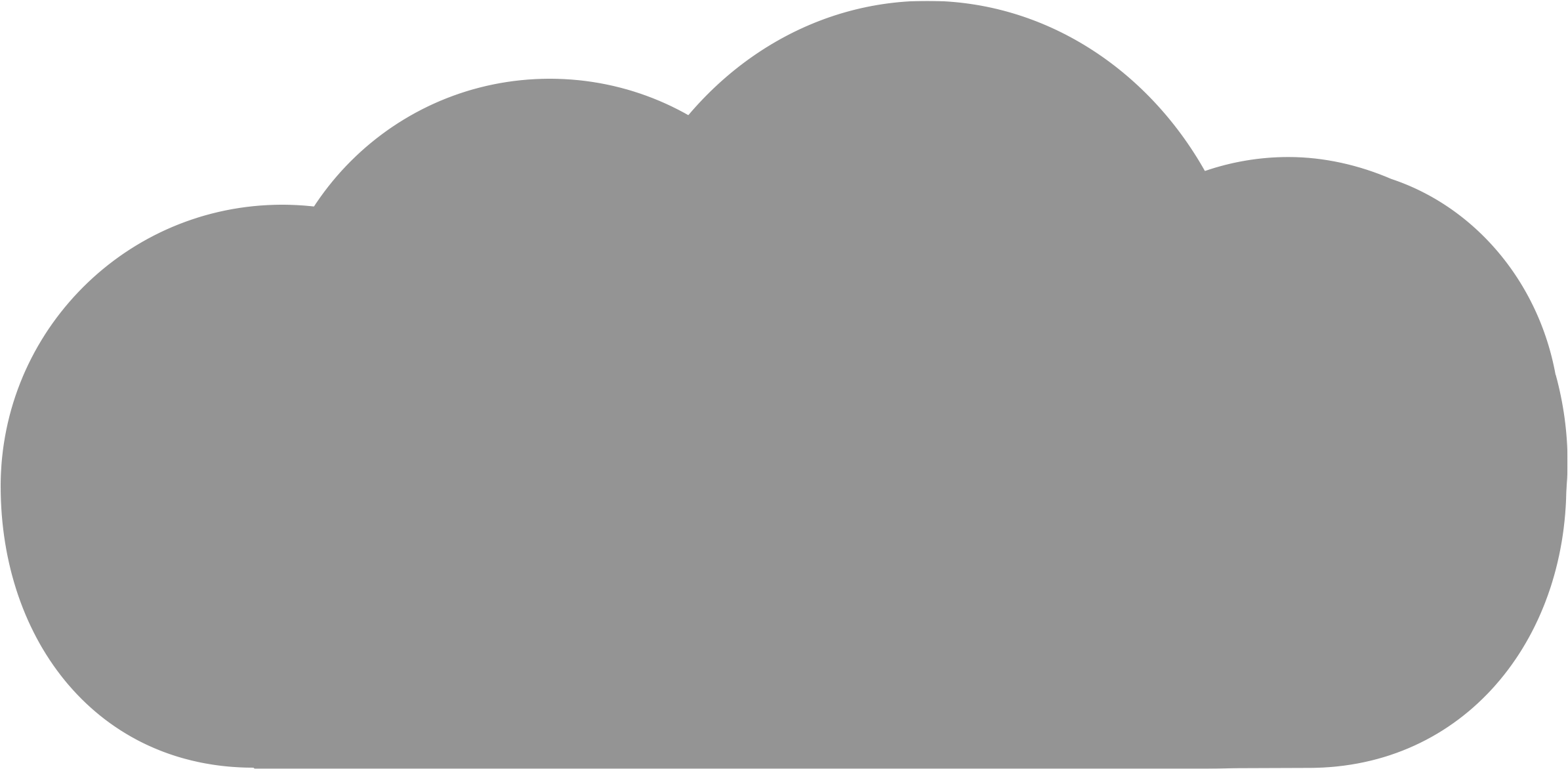 Cloud Grey Png (2400x1200), Png Download