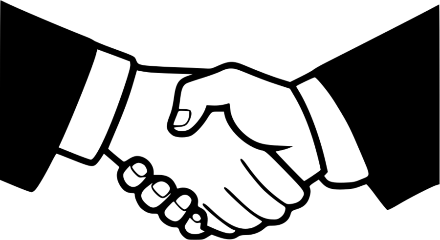 Cartoon Shaking Hands Clipart Handshake Clip Art - Two Hands Shaking ...