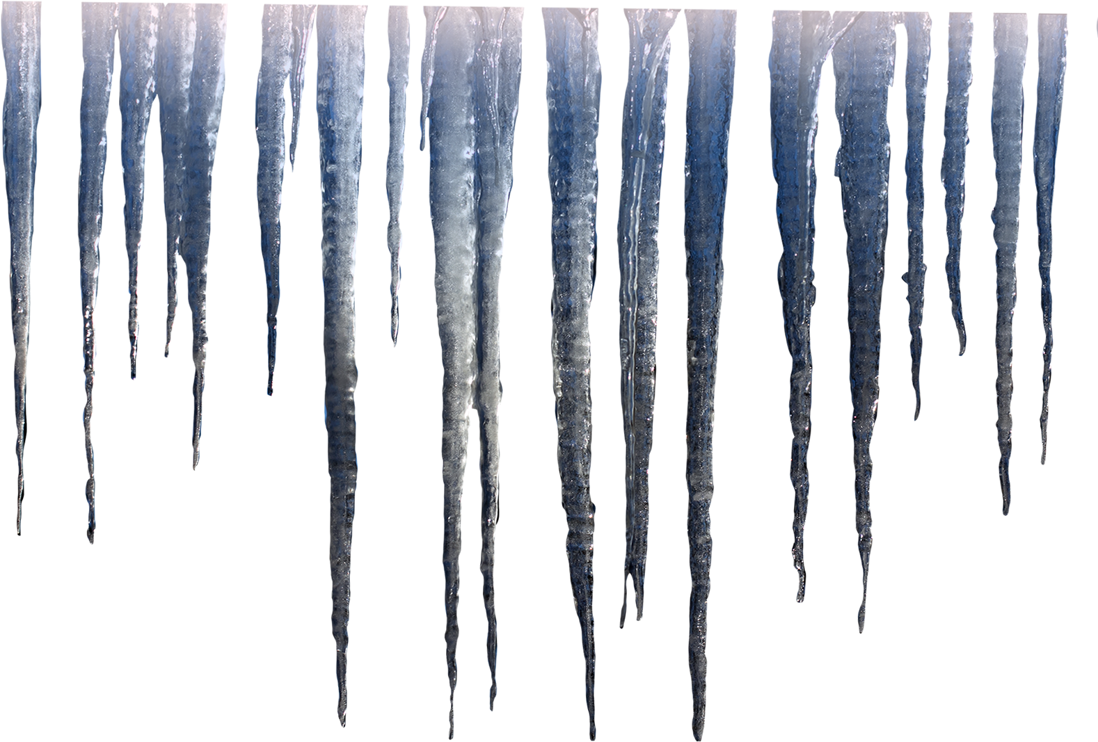 Realistic Icicle Drawing