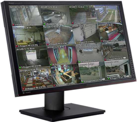 Lcd Monitor Page Image - Cctv Monitor Png (600x600), Png Download