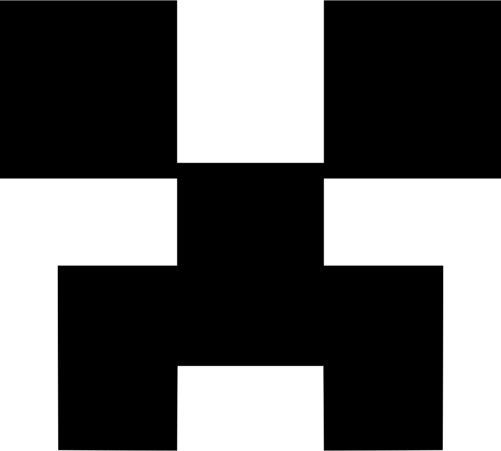 Minecraft Sign Face Creeper Comments - Minecraft Face Png (980x882 ...