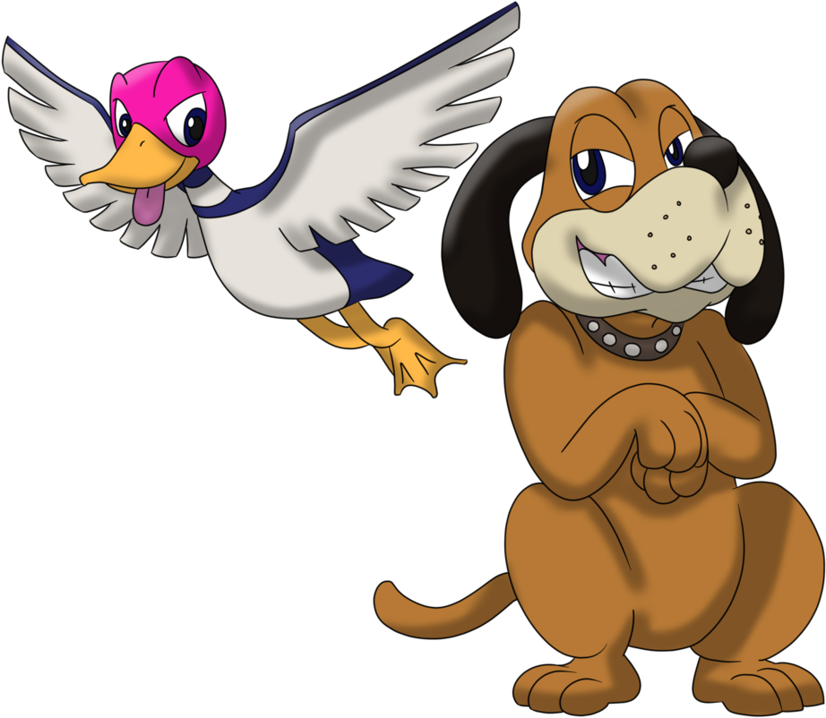 Duck Hunt - Duck Hunt Duo Transparent (1024x873), Png Download