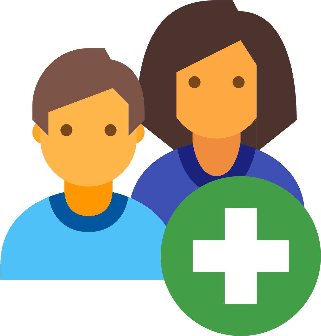 Add User Group Woman - Add User Icon Png (1600x1600), Png Download