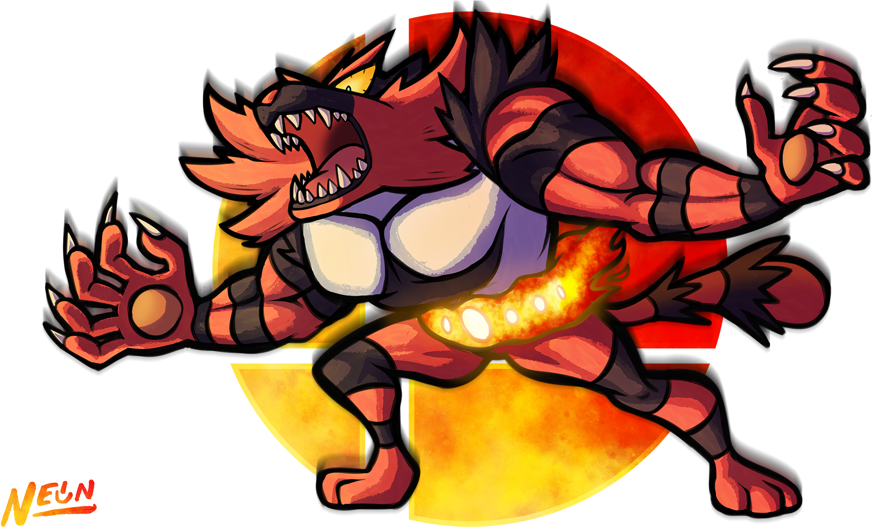 Download Incineroar | Transparent PNG Download | SeekPNG