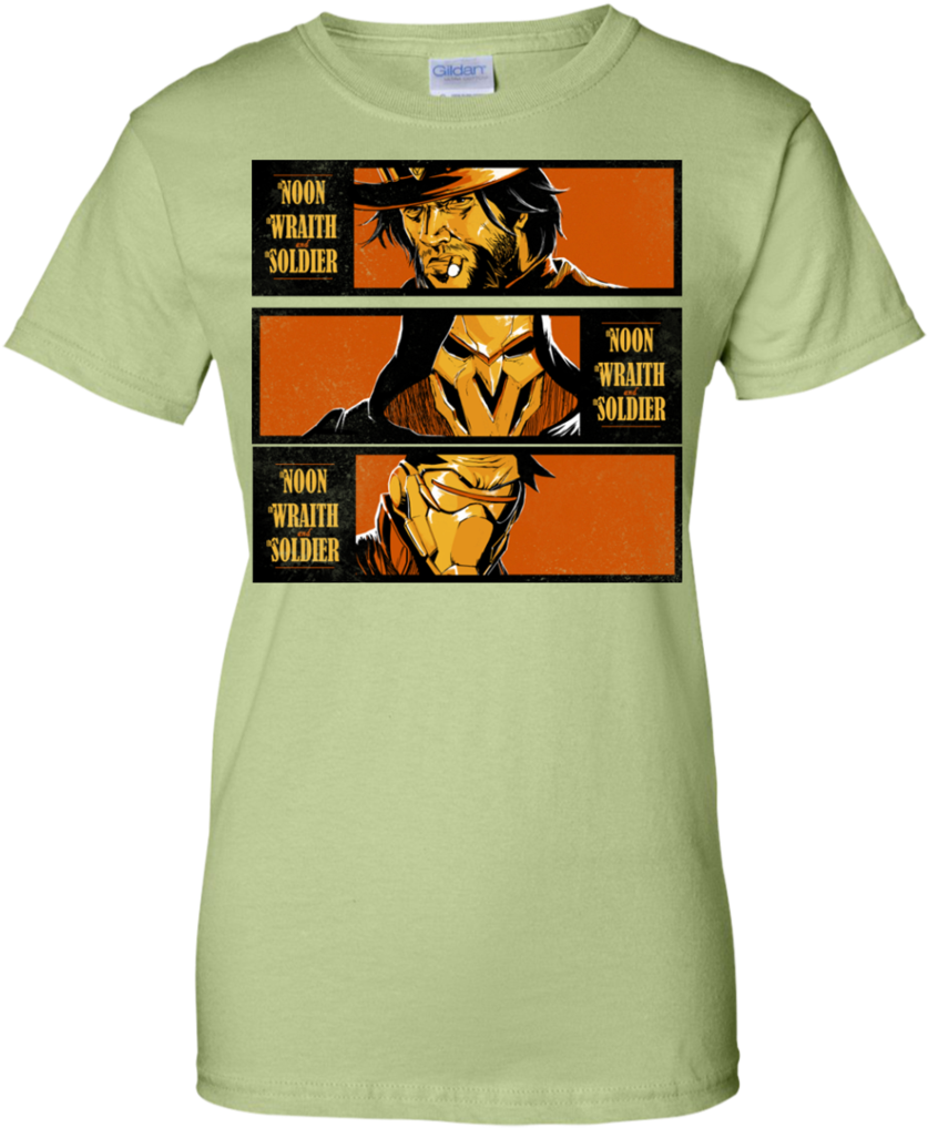 Overwatch Shirt The Noon, The Wraith And The Soldier (1024x1024), Png ...