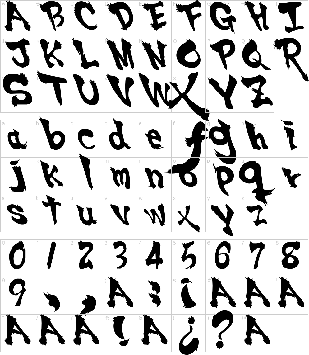 Font Characters (1000x1150), Png Download