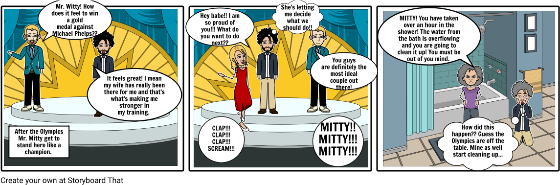 Mitty Part (1164x385), Png Download
