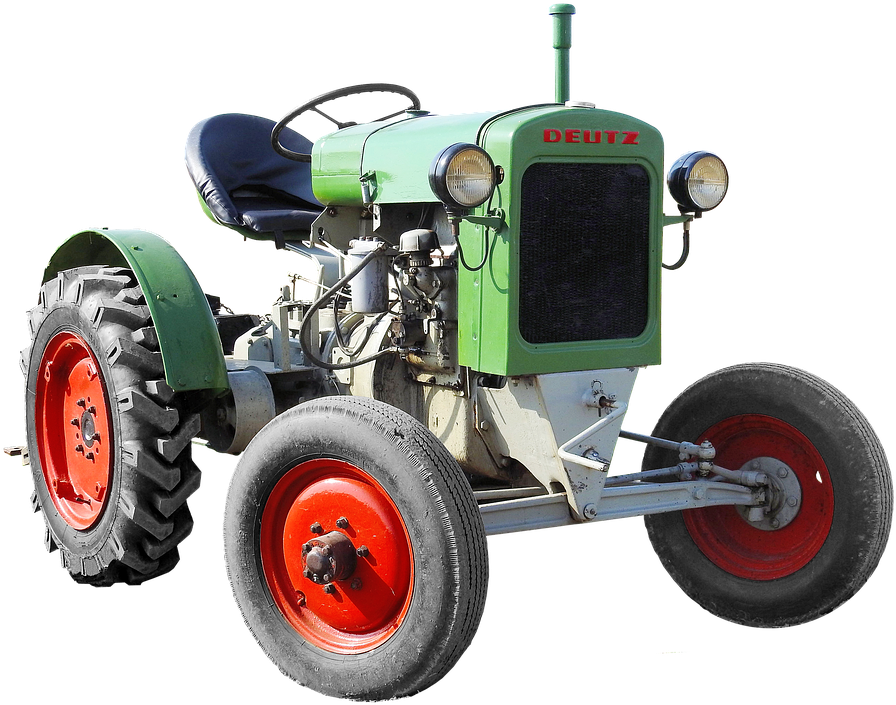 Old Tractor Png (927x720), Png Download