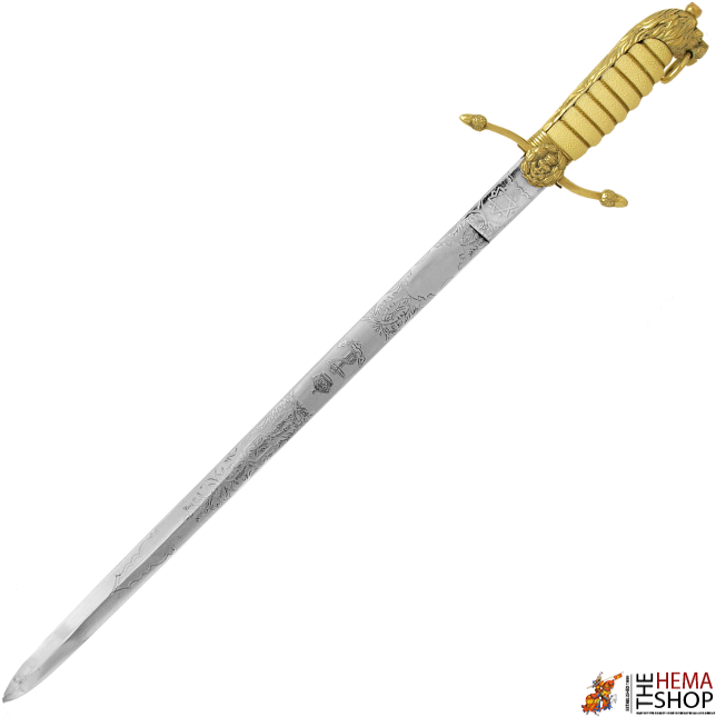 British 1856 Royal Navy Midshipman's Dirk (650x650), Png Download