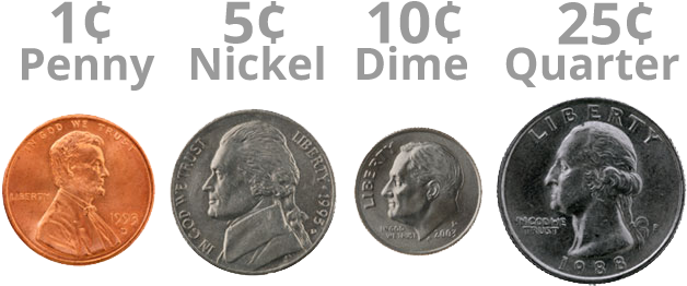 Penny Nickel Dime Clip Dimes Nickels And - Uscgc Mcculloch (wavp-386 ...