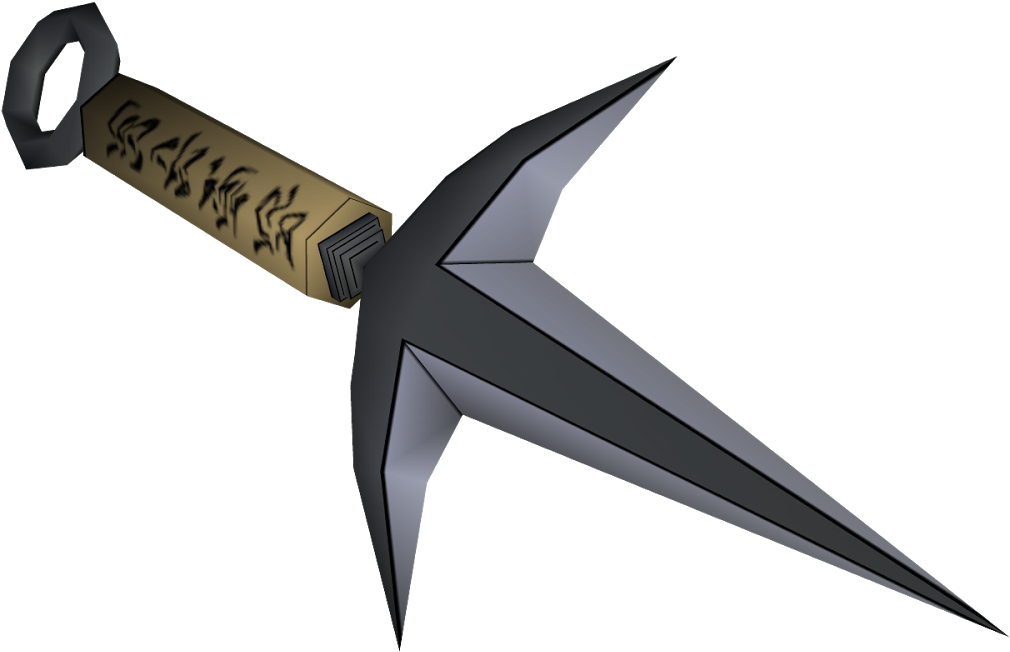 Kunai De Três Pontas (1600x900), Png Download