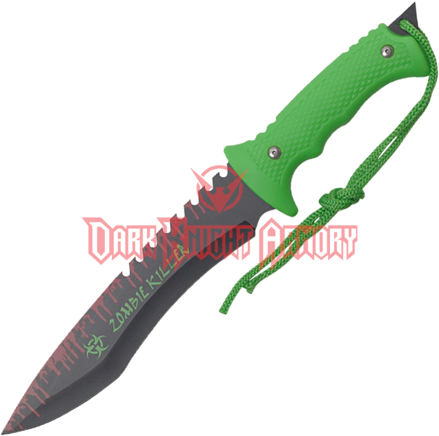 Blood Splattered Zombie Hunting Knife - Knife (648x648), Png Download