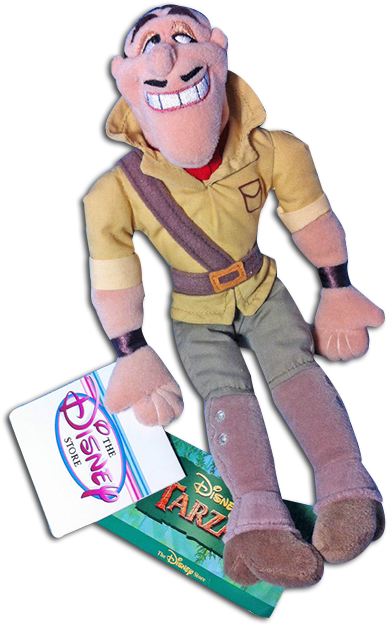 Clayton Tarzan Plush Doll Disney Store Bean Bag - Disney's Oliver ...