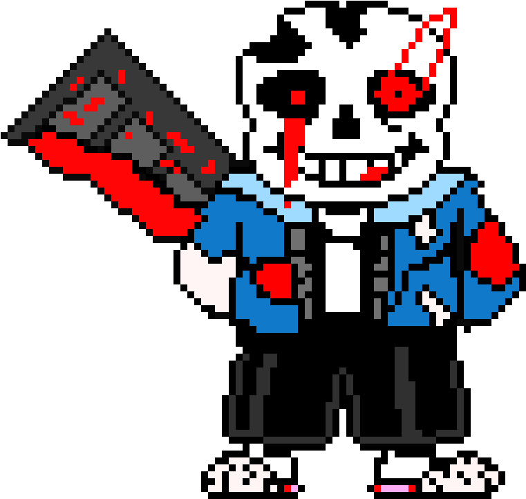 Scary Sans (980x730), Png Download