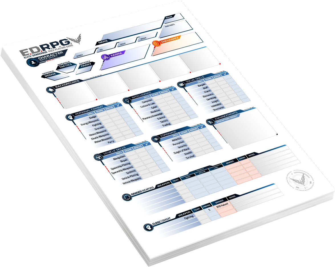 Download Character Sheet Pad | Transparent PNG Download | SeekPNG