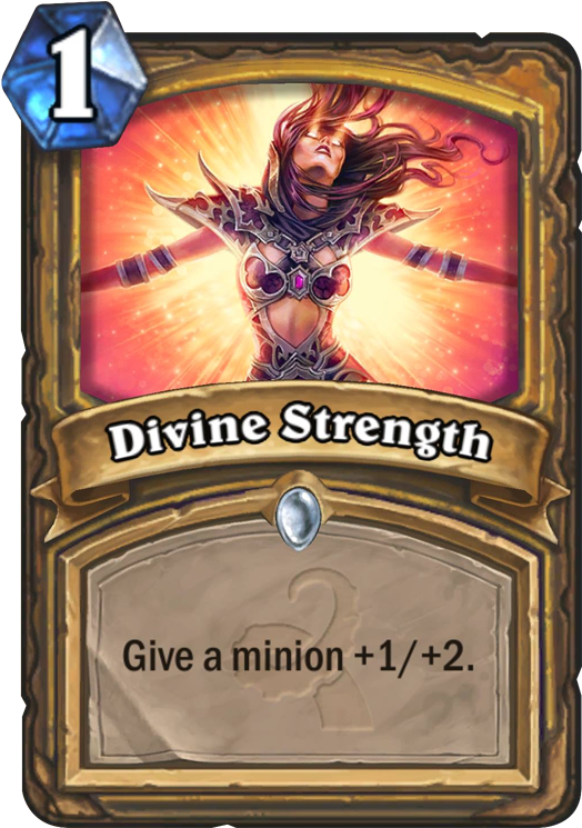 Divine Strength Card (567x811), Png Download