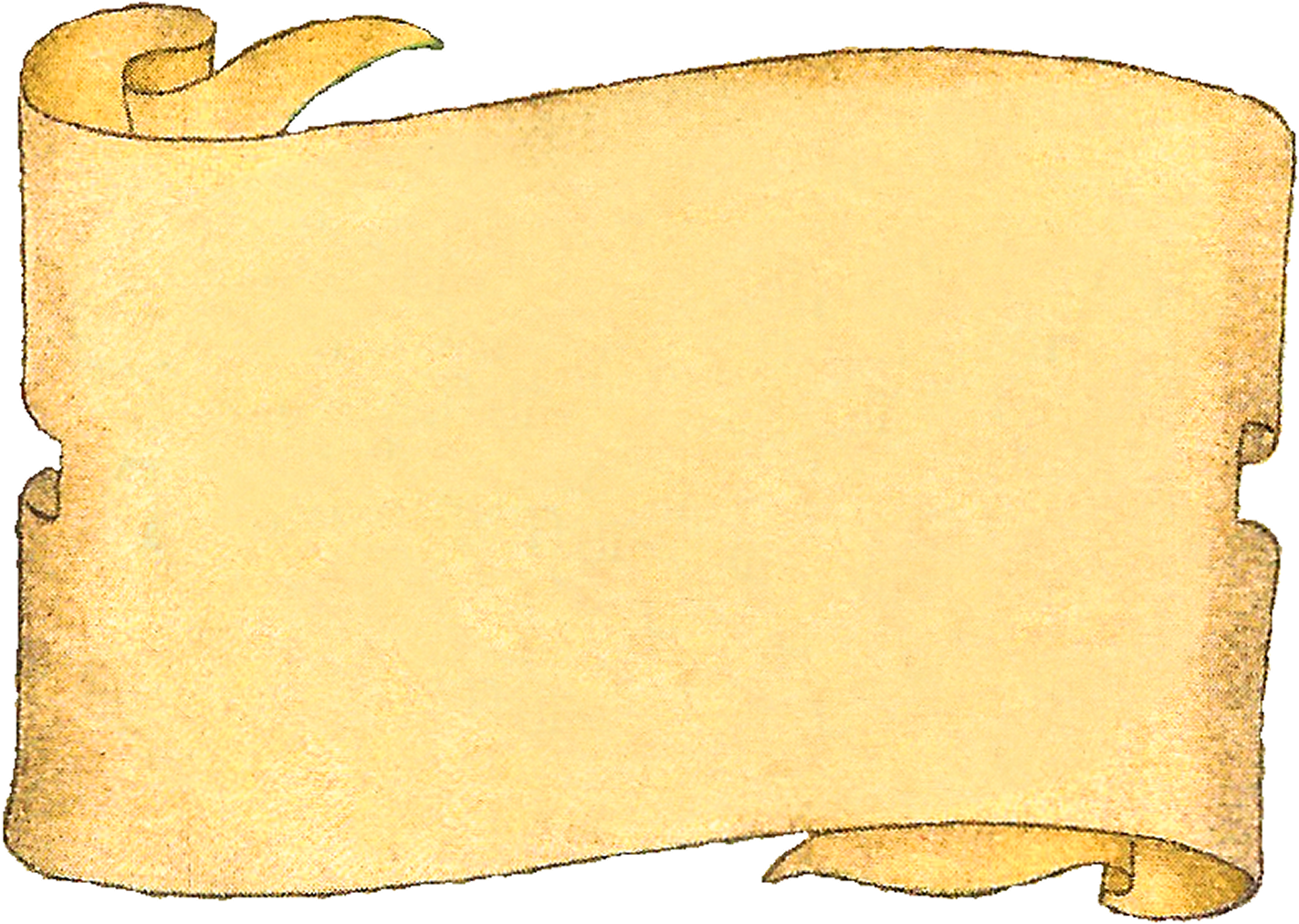 Blank Scroll Png