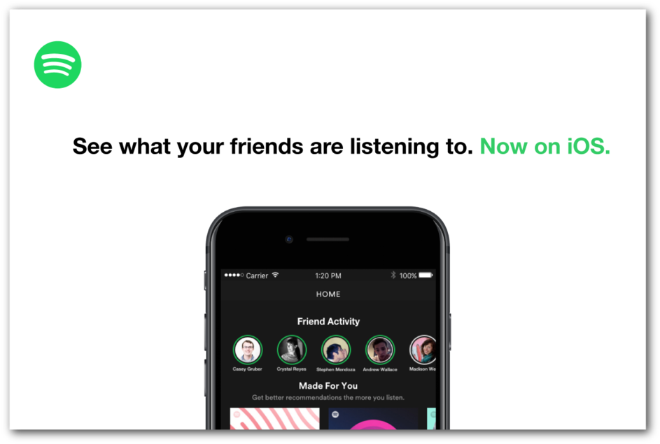 Spotify Banner Shadow (1000x665), Png Download