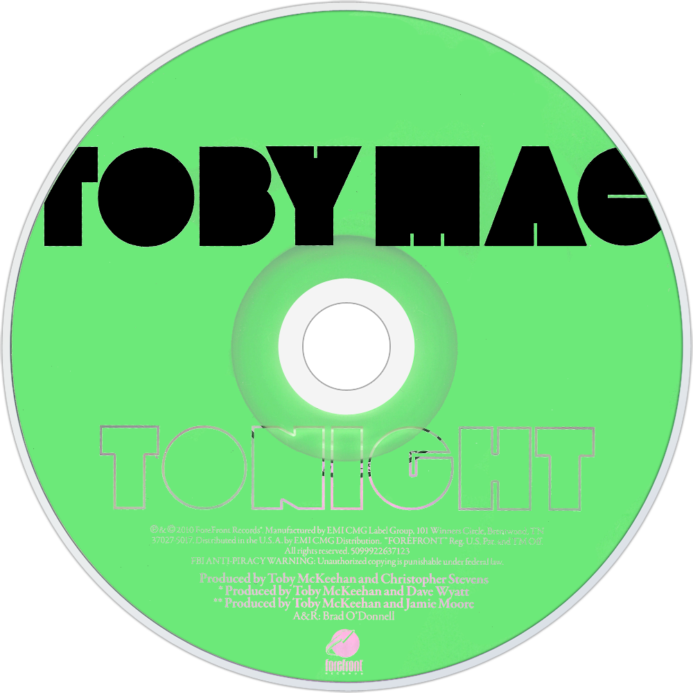 Tobymac Tonight Cd Disc Image (1000x1000), Png Download