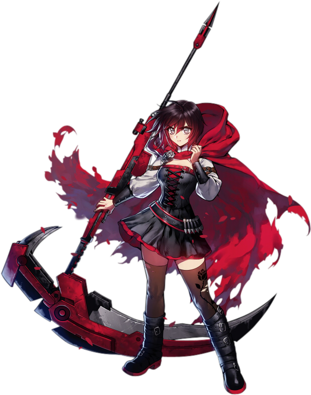 Yang Xiao Schnee,ruby Rose, (750x860), Png Download