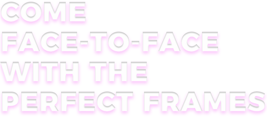 Come Face To Face With The Perfect Frames (861x391), Png Download